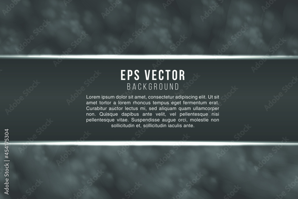 Abstract monochrome text background modern style with glow shine effect ...