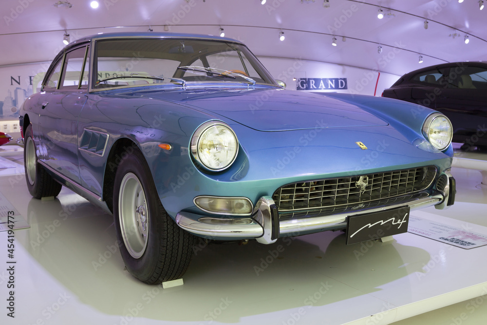 Ferrari 330 GT 2+2 at Enzo Ferrari Museum Stock Photo | Adobe Stock