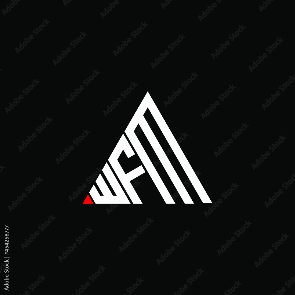 WFM letter logo creative design. WFM unique design Stock Vector | Adobe ...