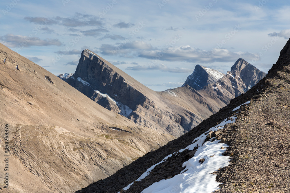 Foto de Block Mountain and Noetic Peak Telephoto Detail from Badger ...