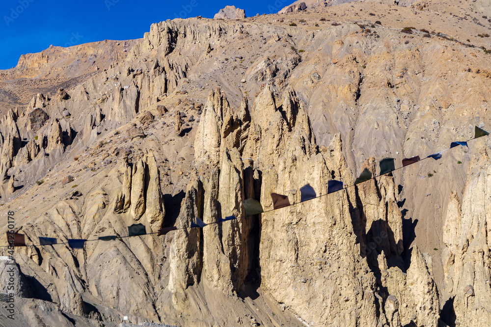 Amazing Rock Formations at Dhankar Monastery at Lahaul Spiti Region in ...