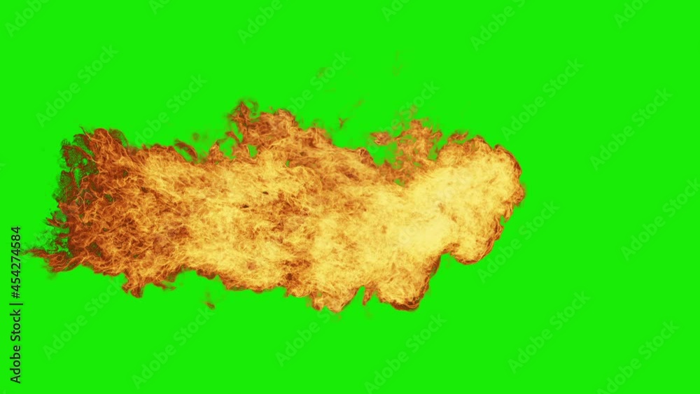 Fire Flames isolated, Green Screen Chromakey Stock Video | Adobe Stock