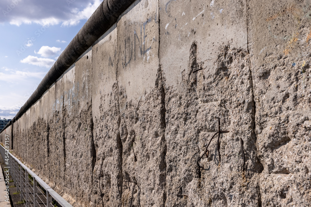 Part of the Berlin Wall from the cold war era Stock Photo | Adobe Stock