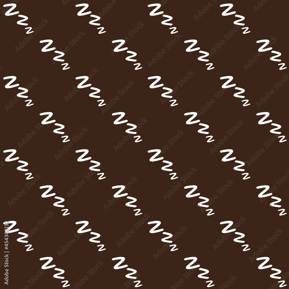 Hand Drawn ZZZ Sleeping Sign Seamless Pattern - Amazing hand drawn ...
