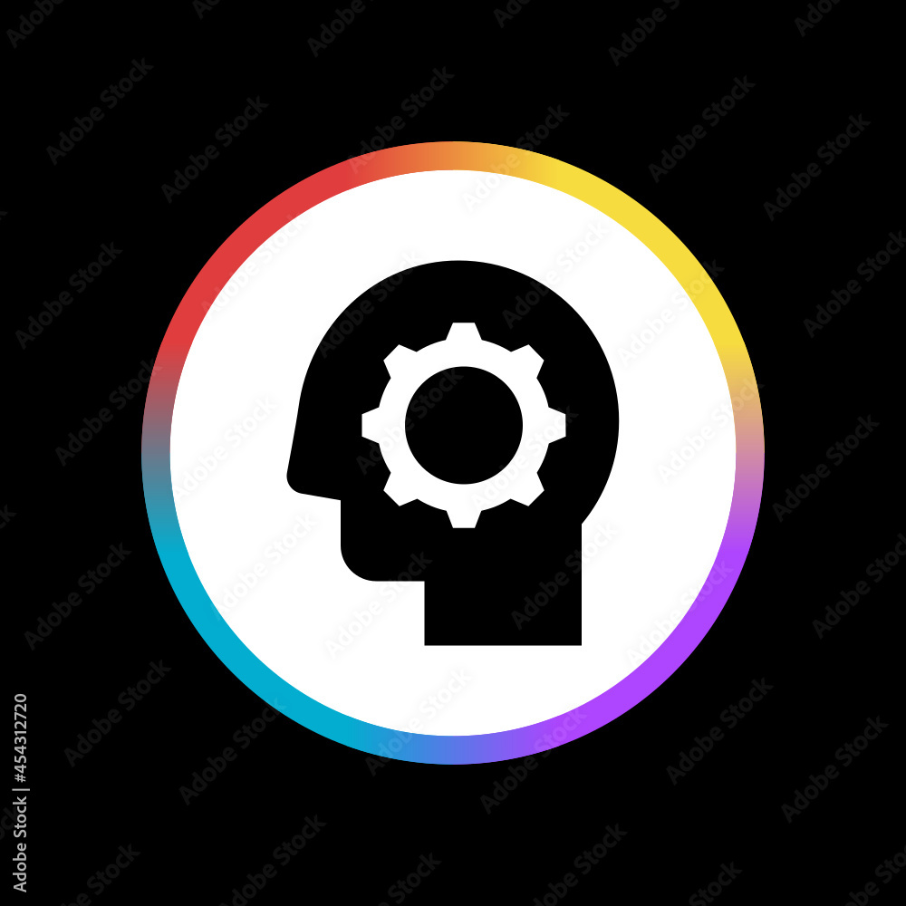 Brainstorming - Sticker Stock Vector | Adobe Stock