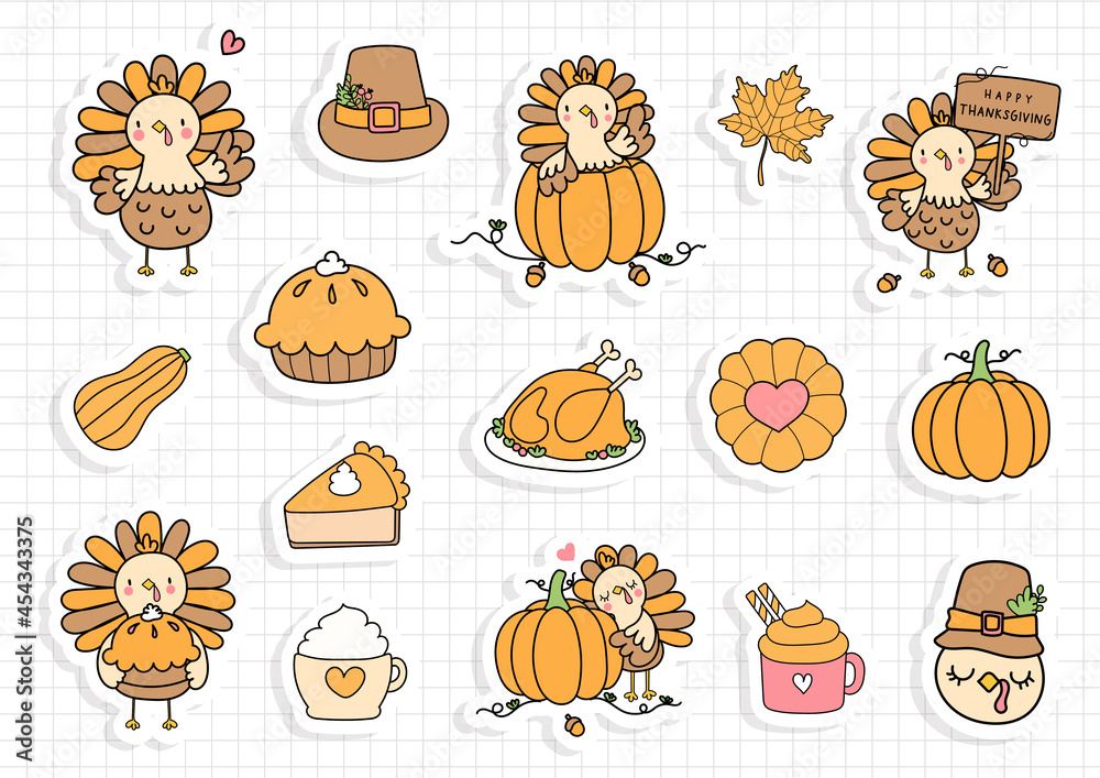 Cute Thanksgiving Turkeys