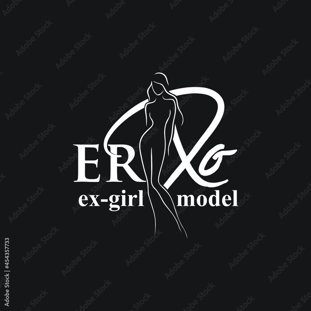 Vektorová grafika „sexy girl model logo exclusive design inspiration ...