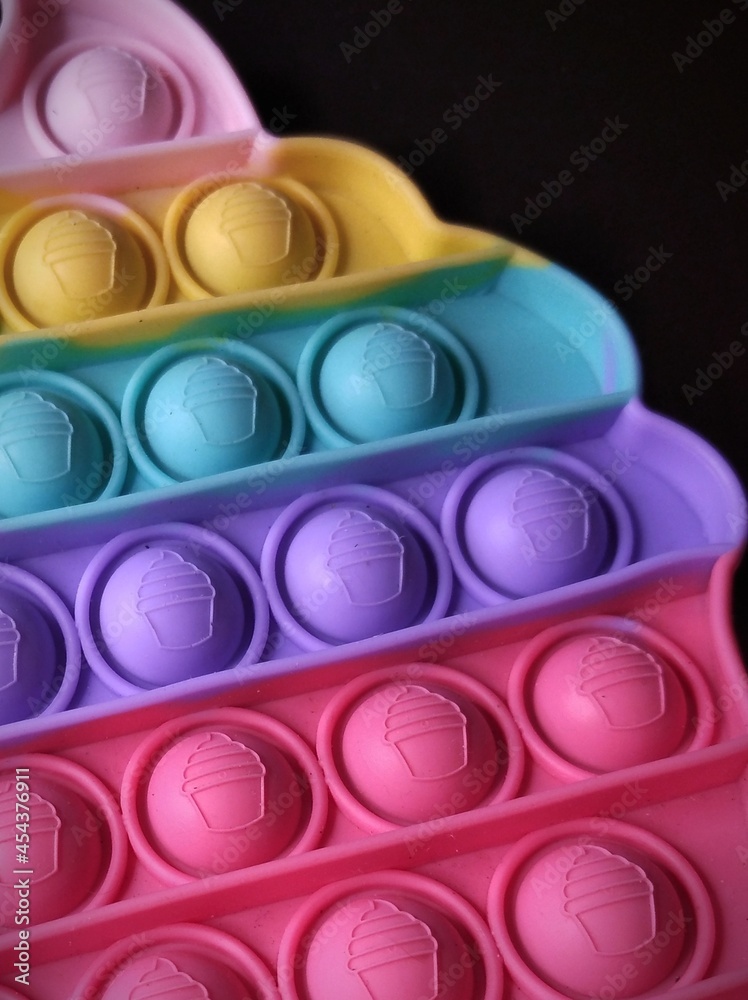 Rainbow pop it Stock Photo | Adobe Stock