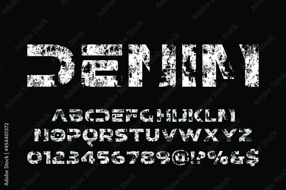 minimal font.Vector of colorful stylized font and alphabet, Vector of ...