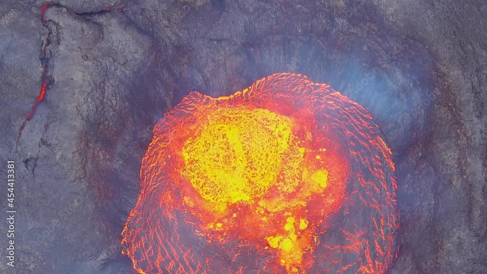 Remarkable massive slow mo birds eye top down drone perspective of the ...