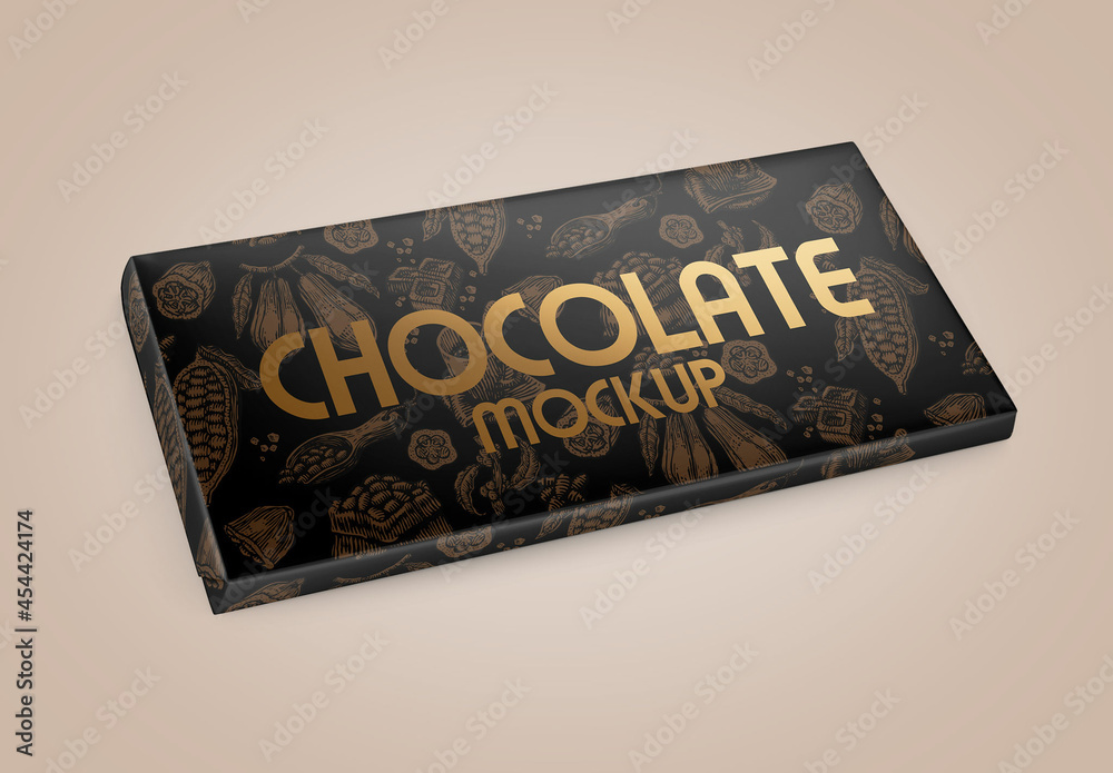 Chocolate Bar Mockup Stock Template | Adobe Stock