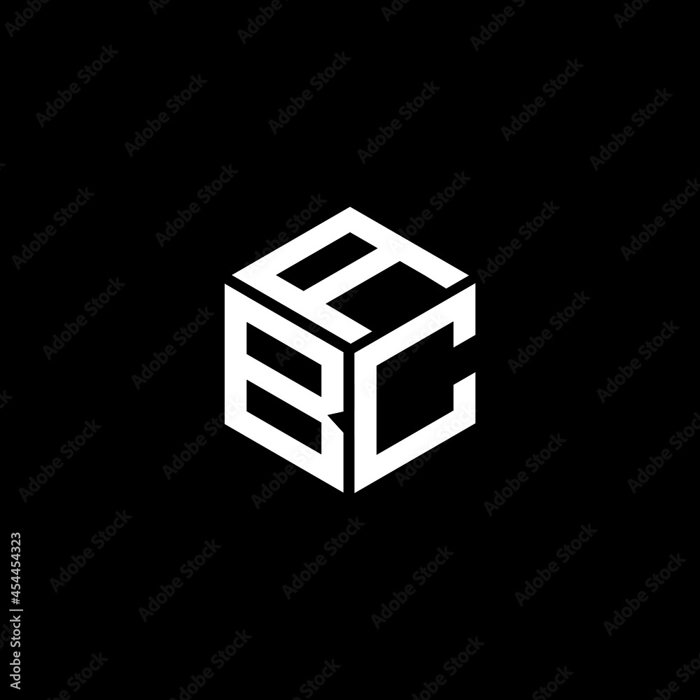 ABC letter logo design on black background.ABC creative initials letter ...