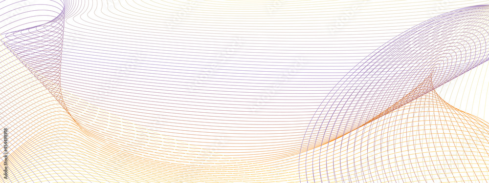 Orange, purple watermark design for cheque, ticket, banner, website ...