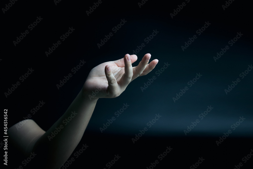 Symbol by hand. supplication and faith, intercession, encouragement ...