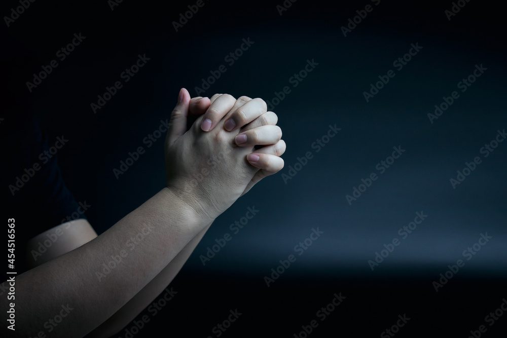 Symbol by hand. supplication and faith, intercession, encouragement ...