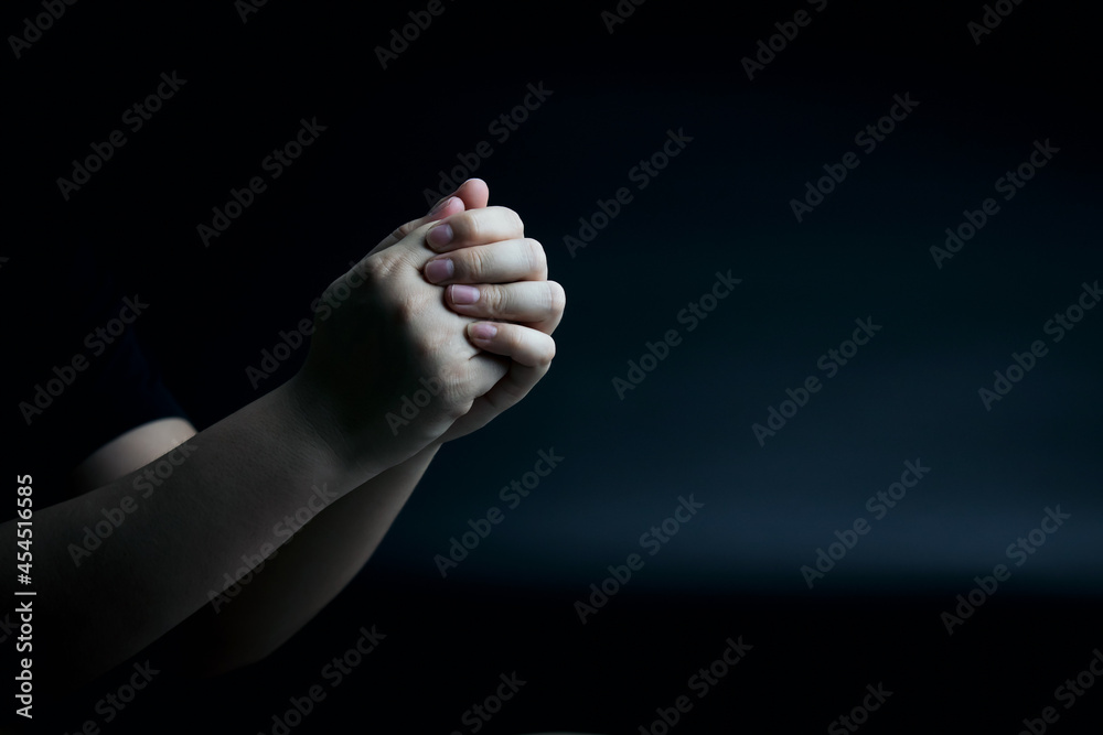 Symbol by hand. supplication and faith, intercession, encouragement ...