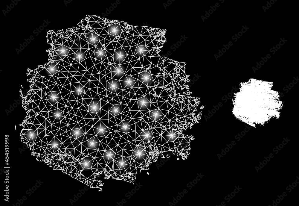 Bright mesh vector round charcoal texture with glare effect. White mesh ...