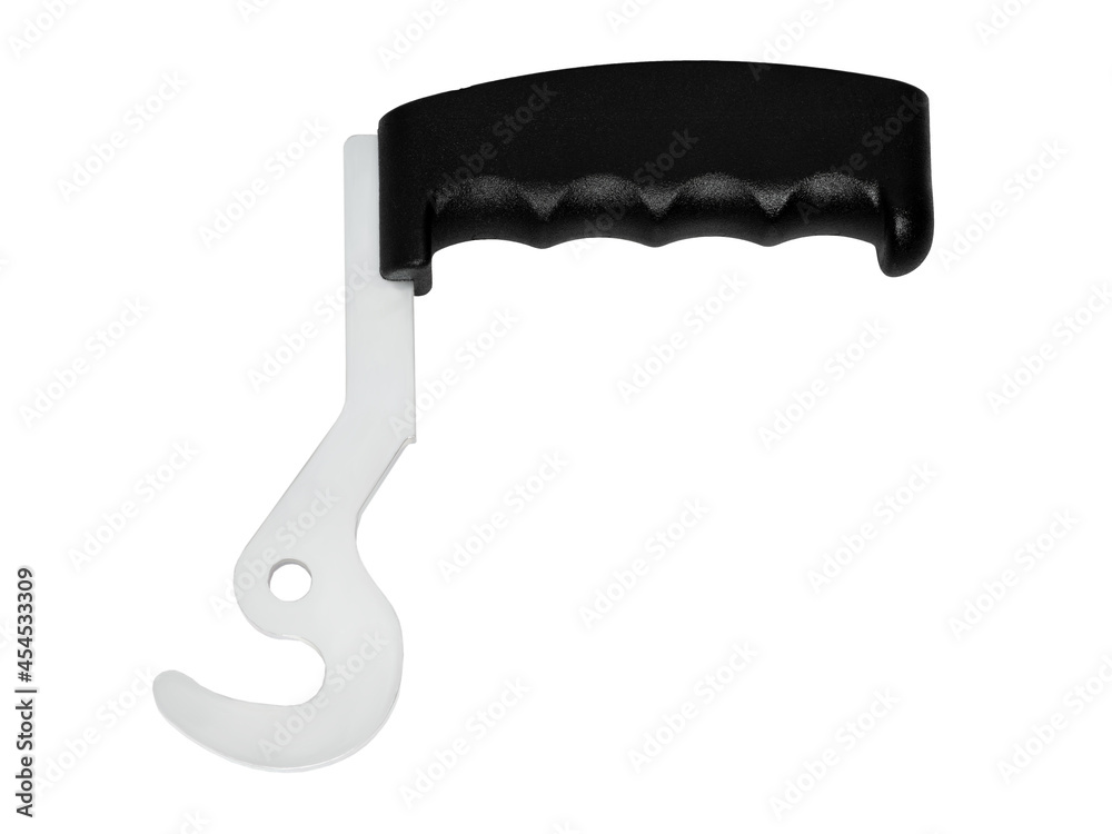 Hook handle for closing the boiler door oblique type - lever for ...