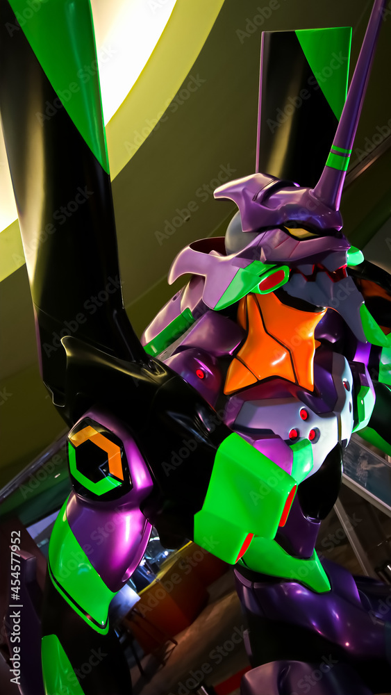 Hakata, Fukuoka,JAPAN - Sep 10 2019 : Evangelion EVA-01 The First ...