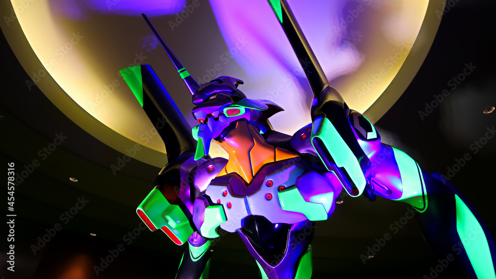 Hakata, Fukuoka,JAPAN - Sep 10 2019 : Evangelion EVA-01 The First ...