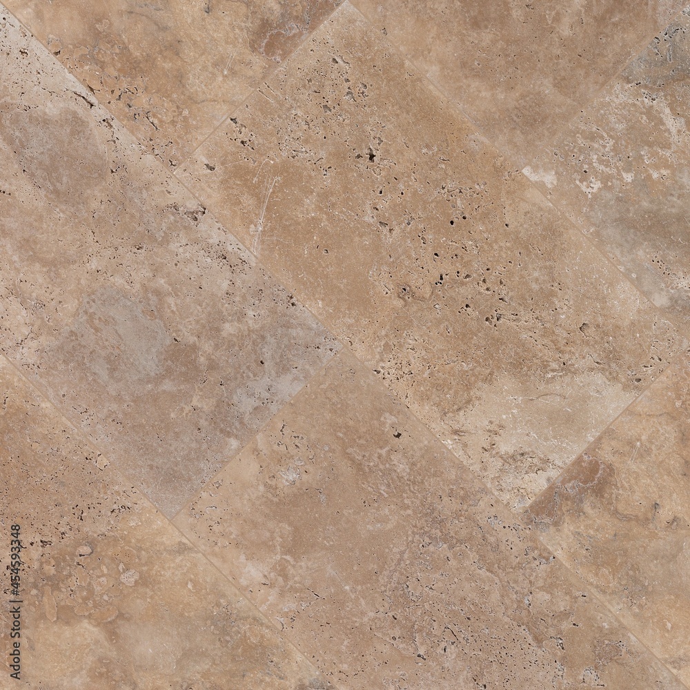 Tumbled travertine paver tile texture Stock Illustration | Adobe Stock