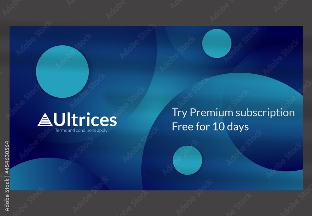 Slideshow Ad Layout with Vanishing Gradient Stock Template | Adobe Stock