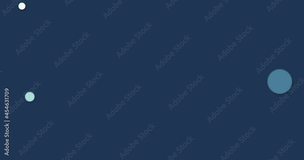 Abstract colorful circles into, outro, transition or logo reveal on ...