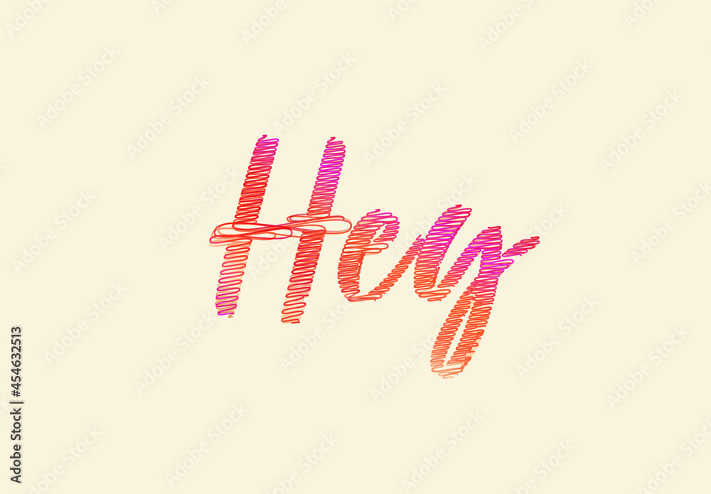 Scribble Text Effect Stock Template | Adobe Stock