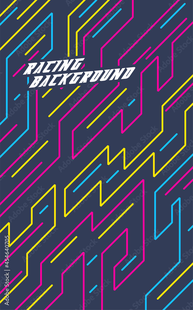 Abstract geometric backgrounds for sports and games. Abstract racing ...