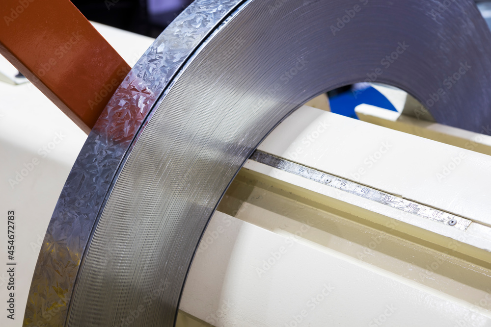 stainless steel coil roll in machine ; ready to use in cold rolling ...