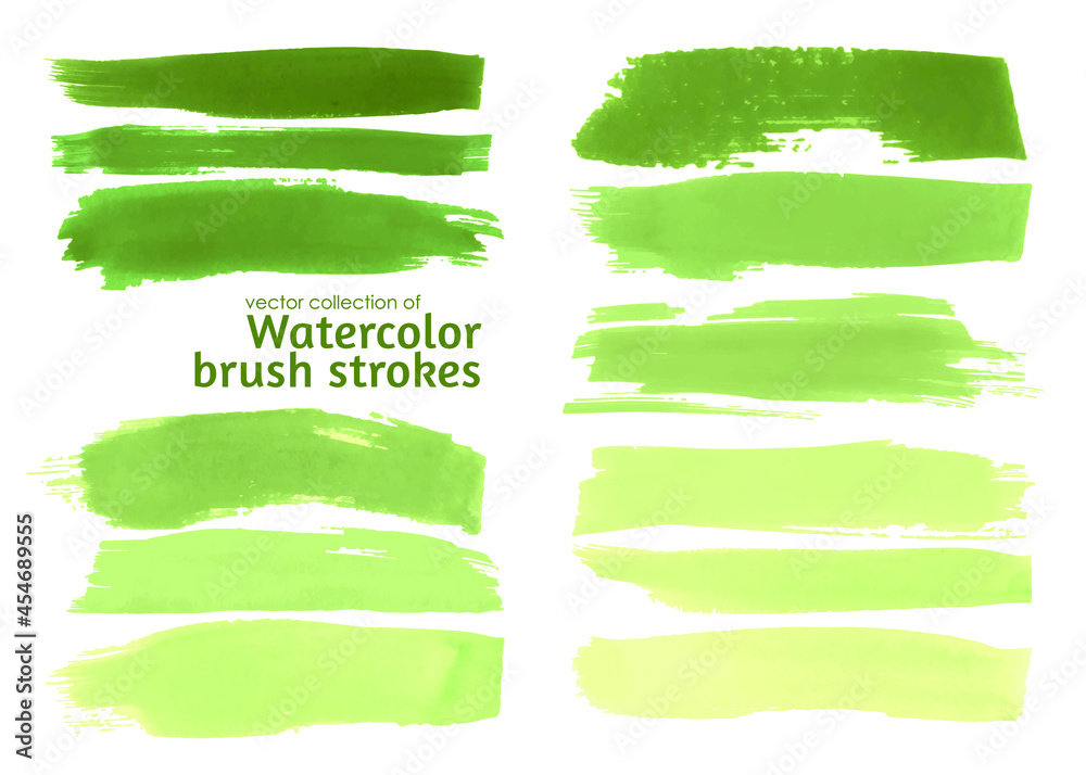 Green Smear the Paint. Color Splash Elements. Isolated Dirty Splatter ...