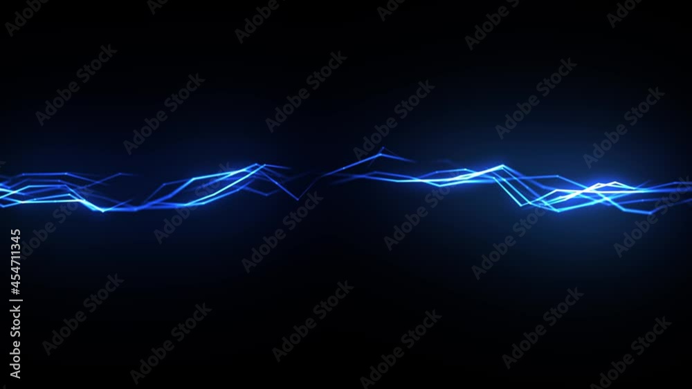 Abstract Plexus Lines Strings Flowing Seamless Loop/ 4k animation of an abstract technology ...