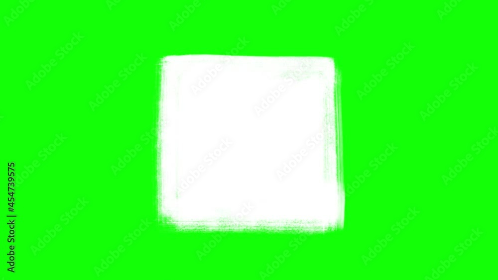 Animated Hand Drawn scribble Element for a title on the green screen ...