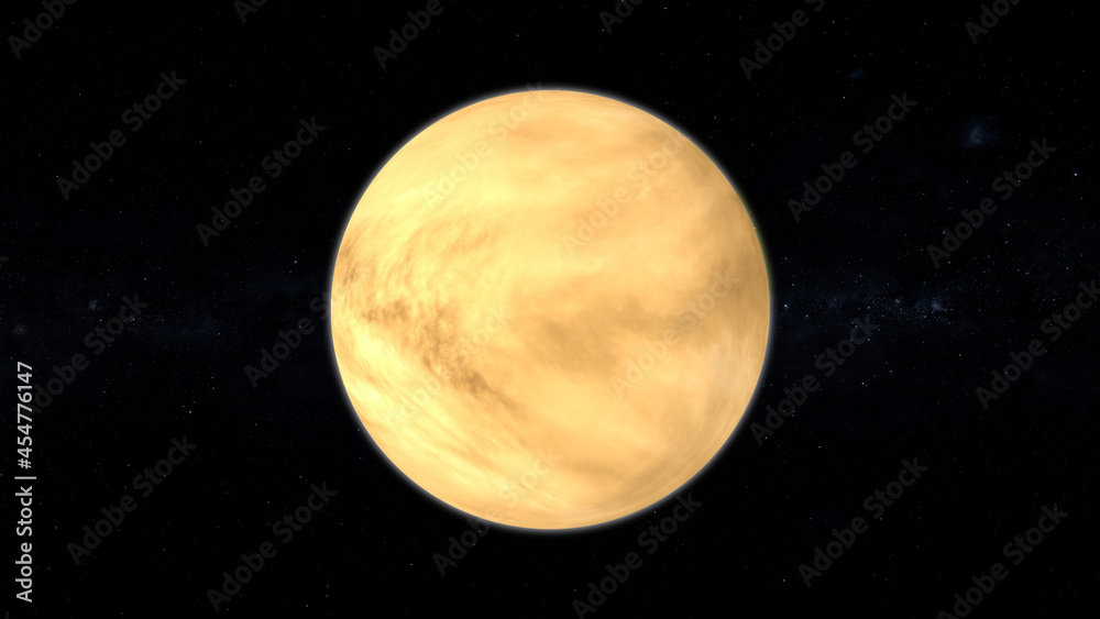 the video of Venus realistic animation. Planet of Venus loop animation ...