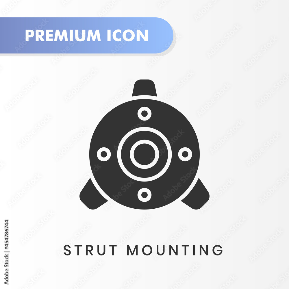 strut mounting icon for your website design, logo, app, UI. Vector ...