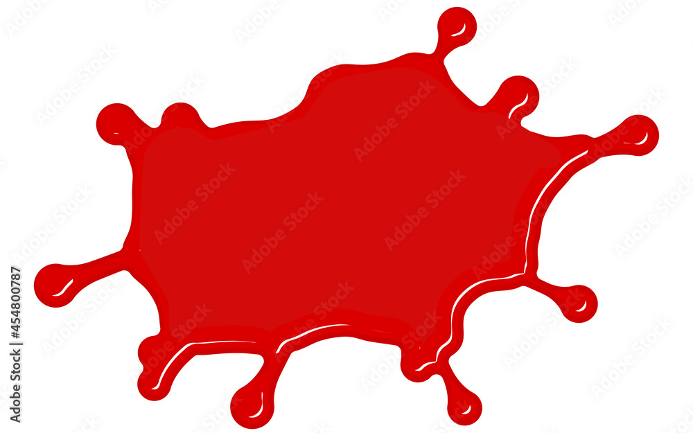 ハロウィンやホラーのデザイン向け 滴り落ちた血のイラスト Stock ベクター | Adobe Stock