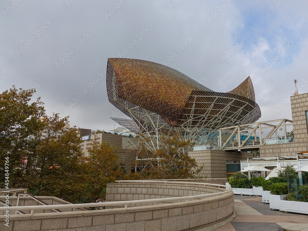 Frank Gehry Fish In Barcelona