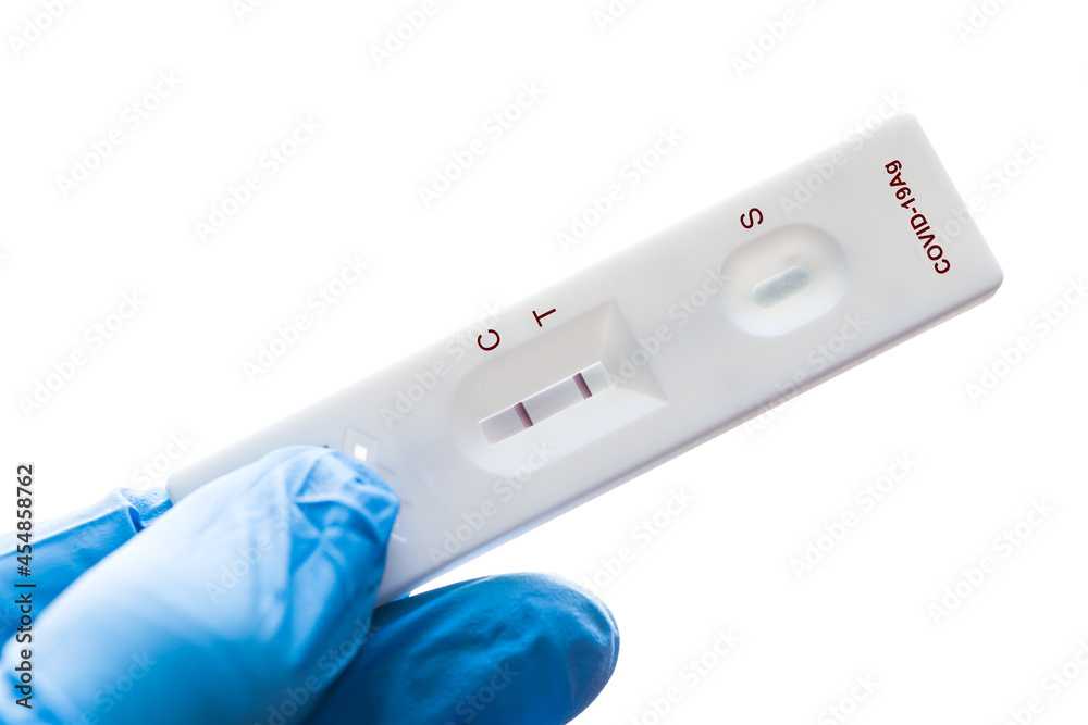 Covid-19 Antigen test kit (ATK) tested show Coronavirus infected ...