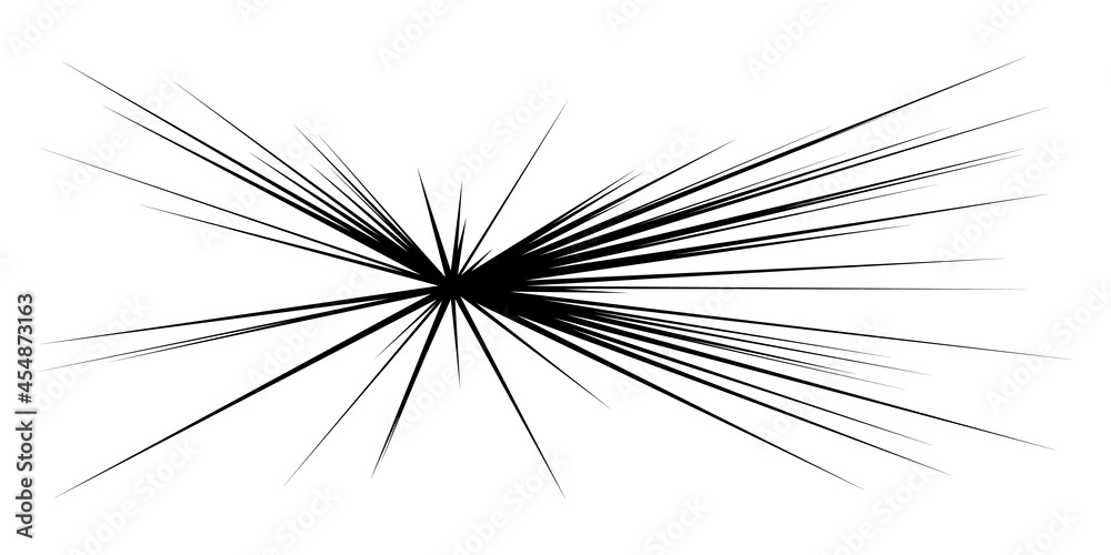 Dynamic, eccentric dynamic comic burst, action trail lines. Explosion ...