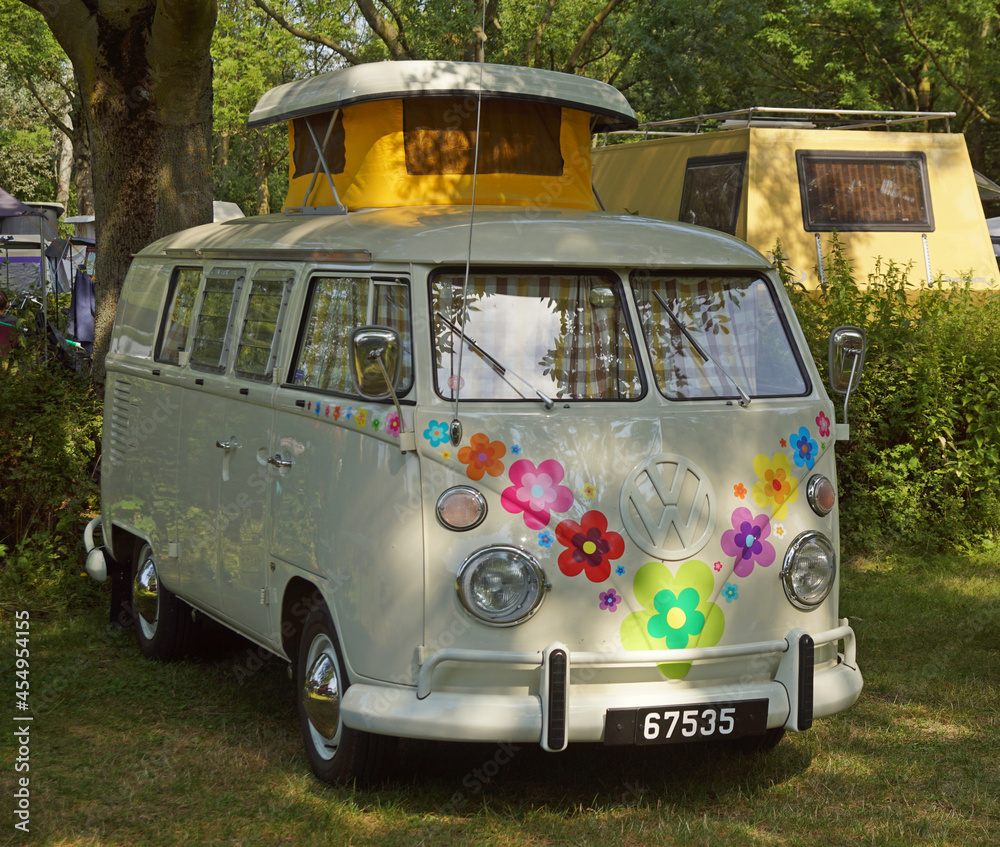 VW T1 Camper Stock Photo | Adobe Stock