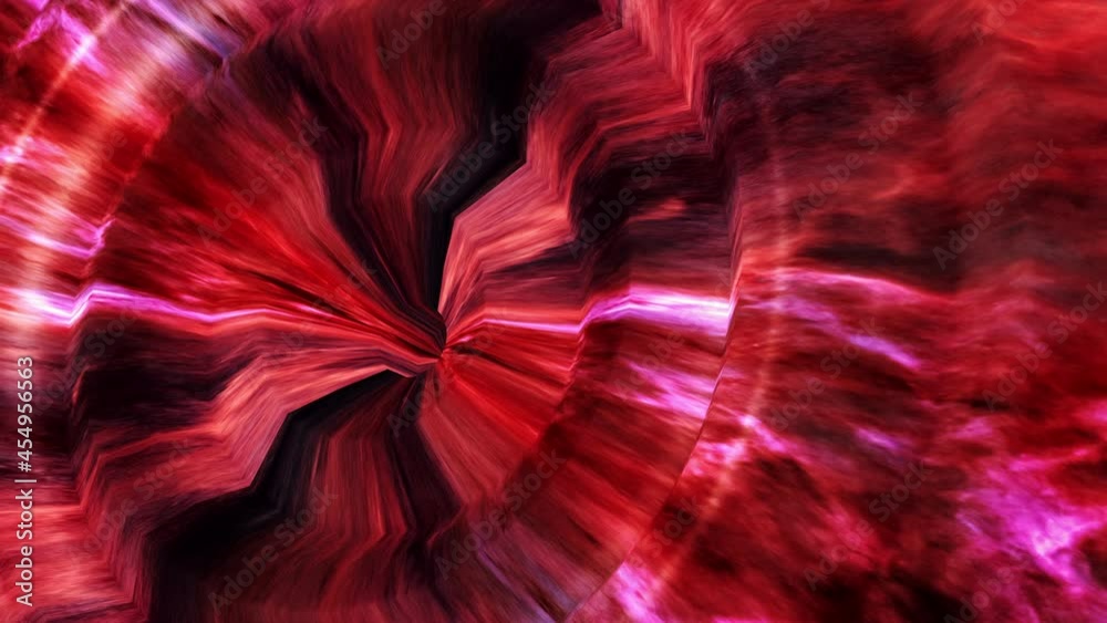 Vidéo Stock Abstract 3D pattern of circles with the effect of wave ...