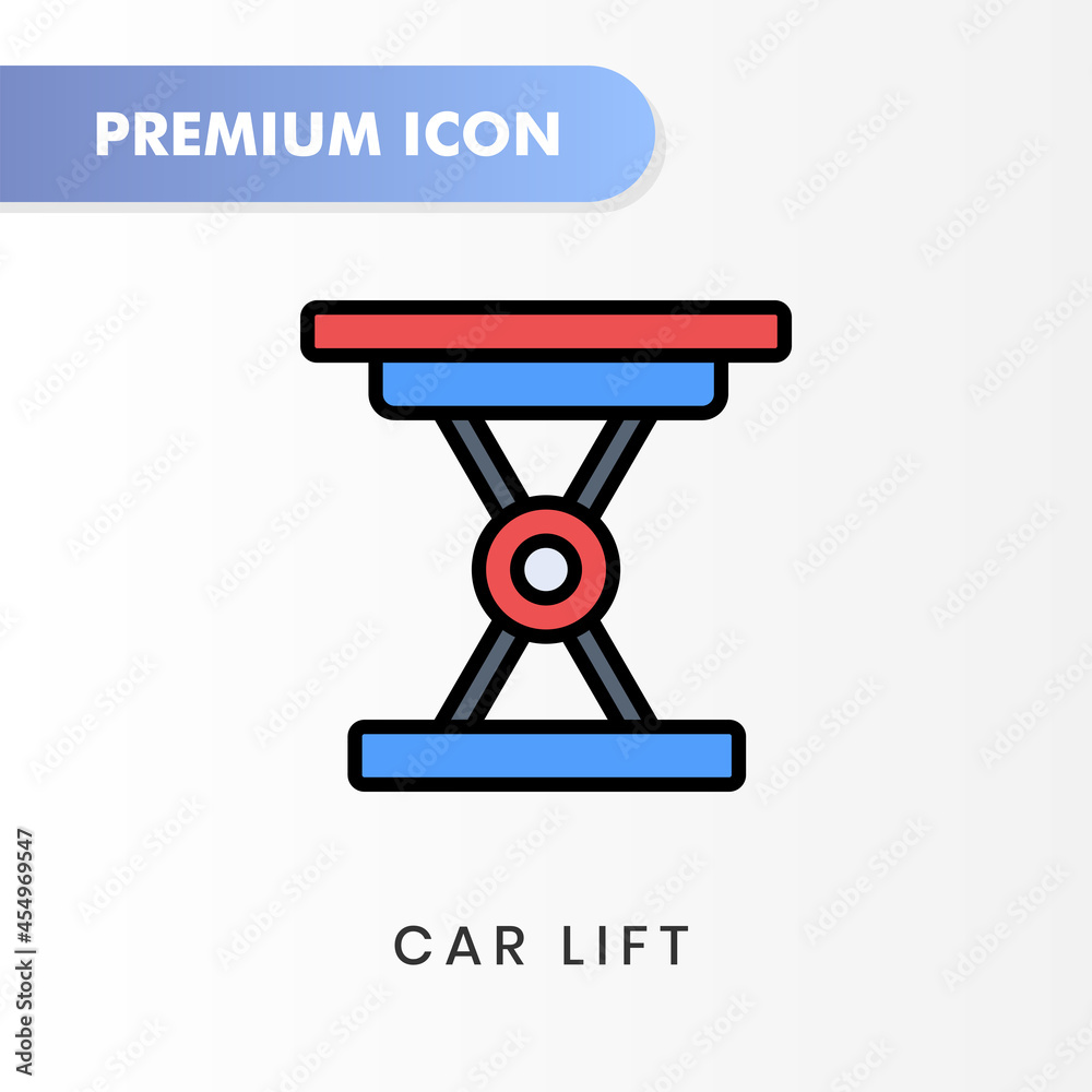 car lift icon for your website design, logo, app, UI. Vector graphics ...