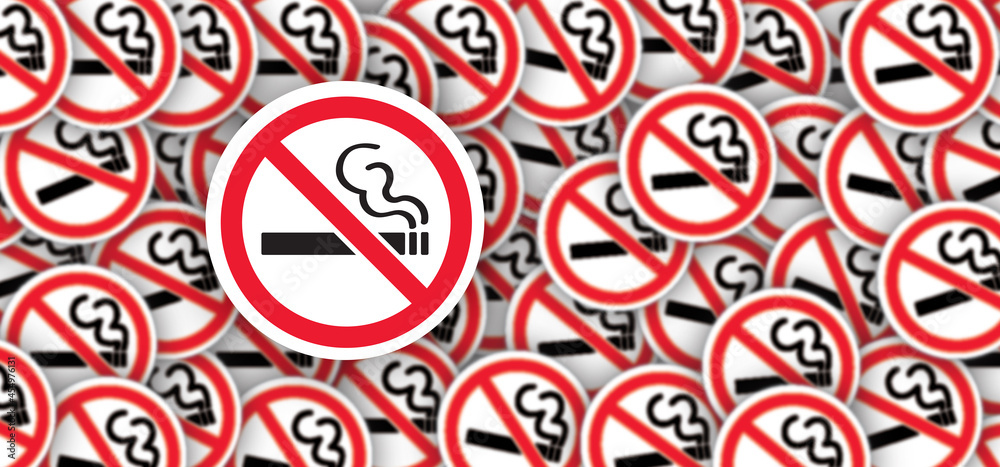 Forbidden no smoking pictogram. Stop, no smoke cigarette tobacco or ...