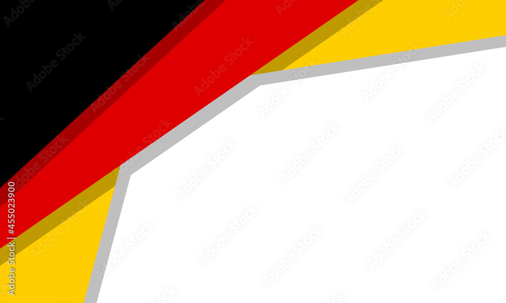 abstract patriotic background with german flag colors, vector banner or ...