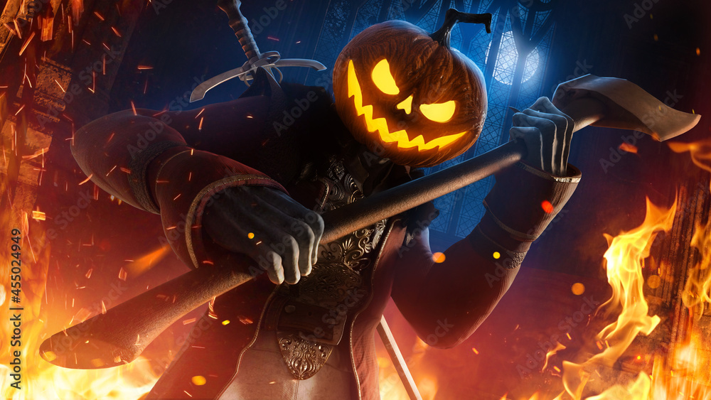 Pumpkin Head Monster