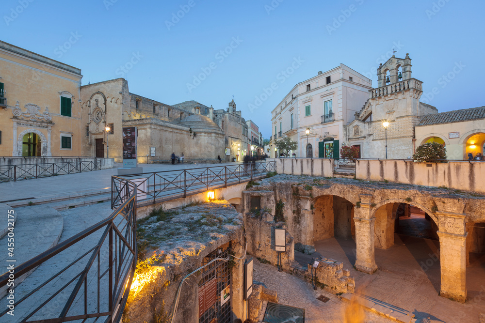 Matera, Basilicata. Ipogeo del Palombaro Lungo e la Chiesa di San ...