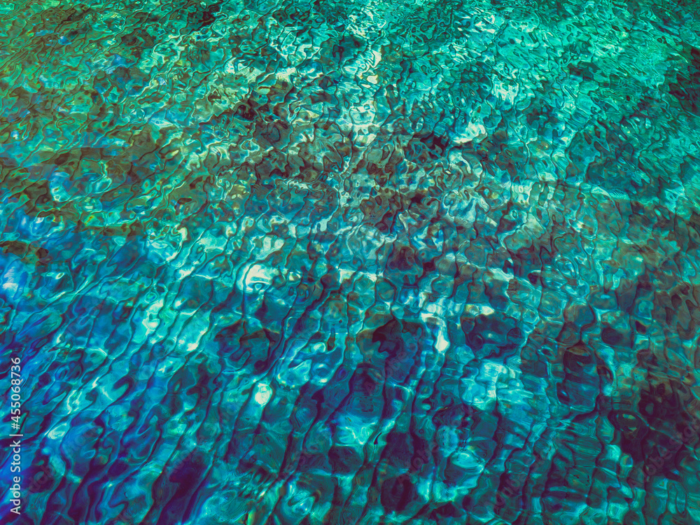 Abstract background of sea water with ripples on surface. Textured ...