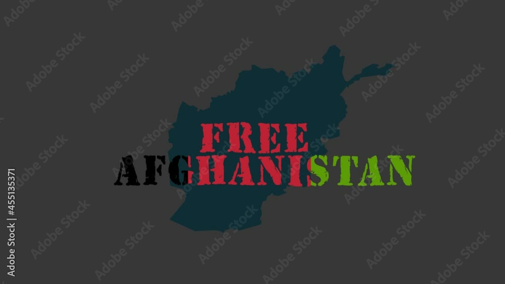 Free Afghanistan. Flag Texture Text, concept liberation of afghans by ...