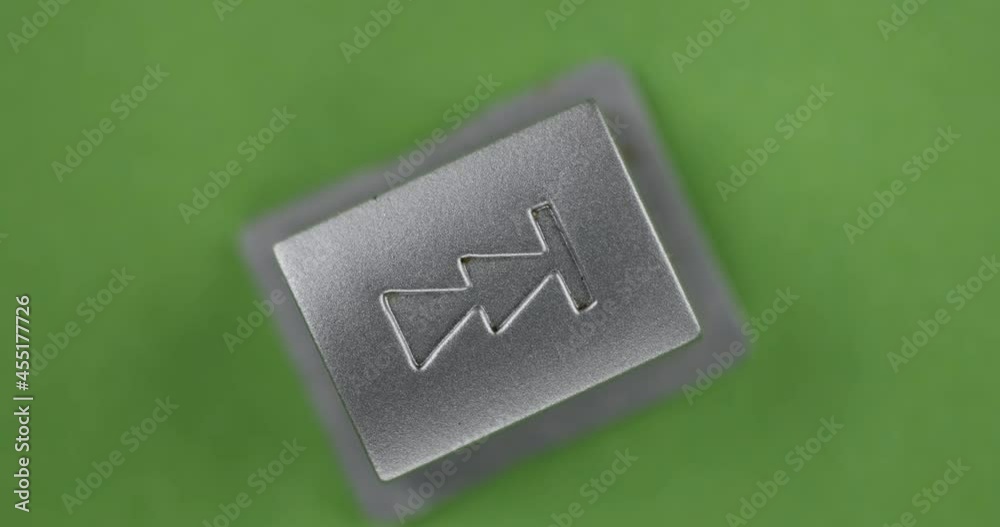 Rotation, button with REWIND-FORWARD symbol. Arrow icon. Top view ...