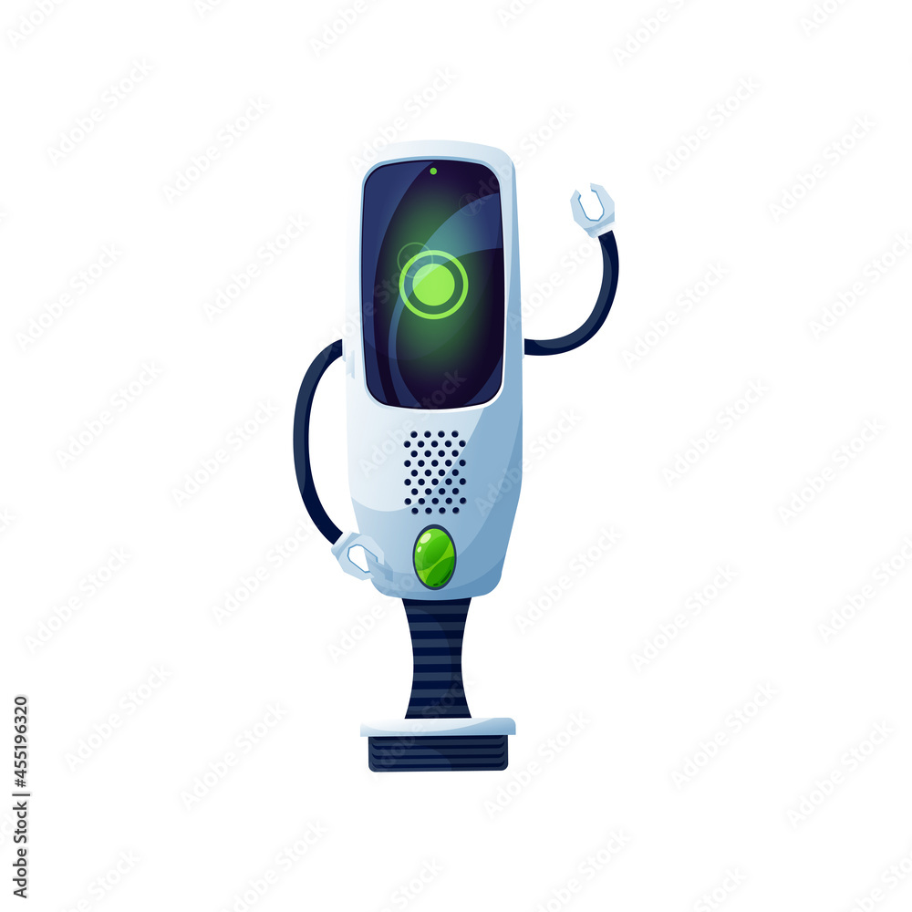 Cartoon robot vector cyborg toy or bot character, artificial ... Cartoon robot vector cyborg toy or bot character, artificial ...